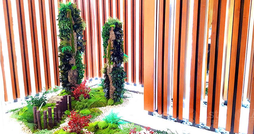 Indoor Lanscape with Preserved TreesLexus Qatar | Asta Trading W.L.L.